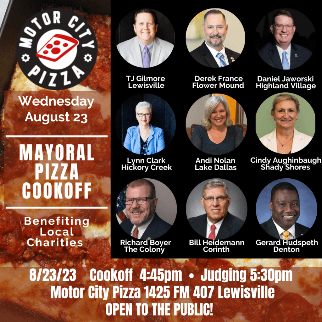 Denton County Mayoral Pizza Cook-Off Aug 23rd - cravedfw